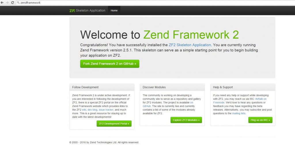 Installare Zend Framework 2 su XAMPP Windows | 1001 Vetrine